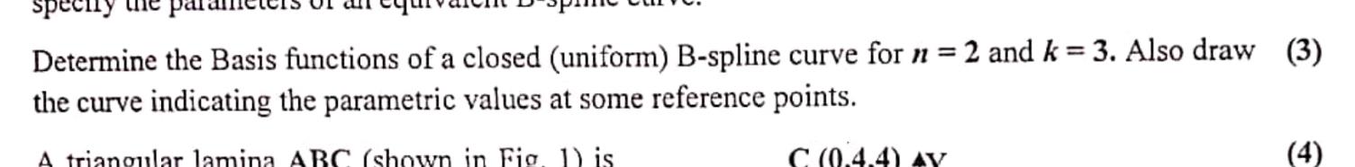 Solved Determine the Basis functions of a closed (uniform) | Chegg.com
