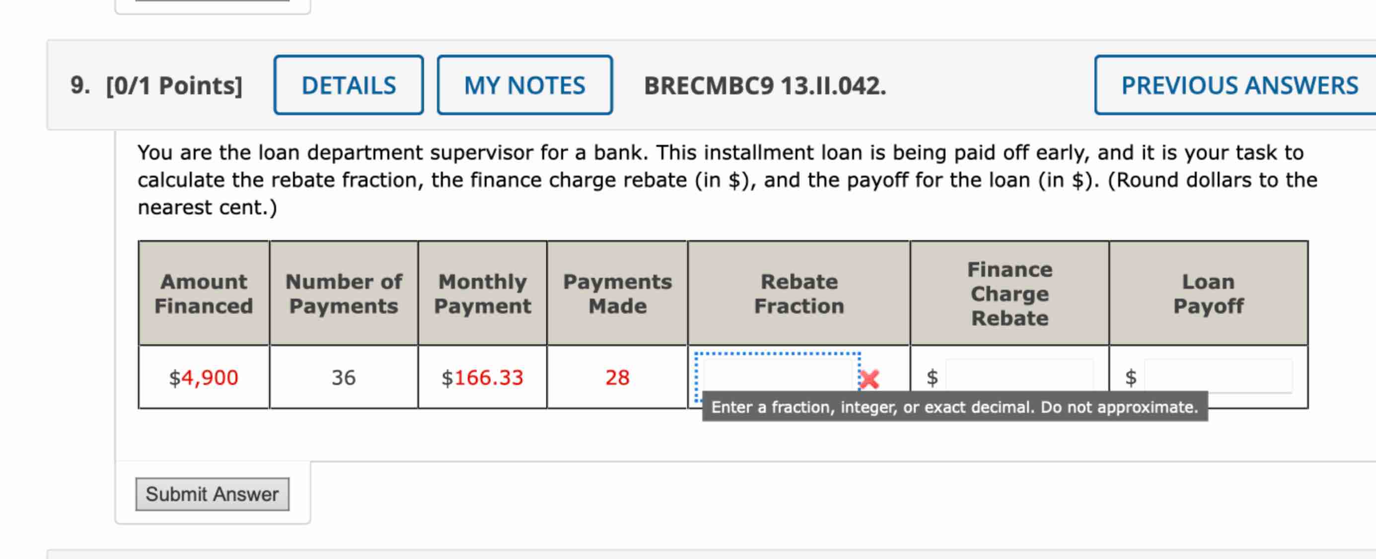 Solved by an EXPERT 9. [0/1 ﻿Points]BRECMBC9 13.II. 042.You are the ...