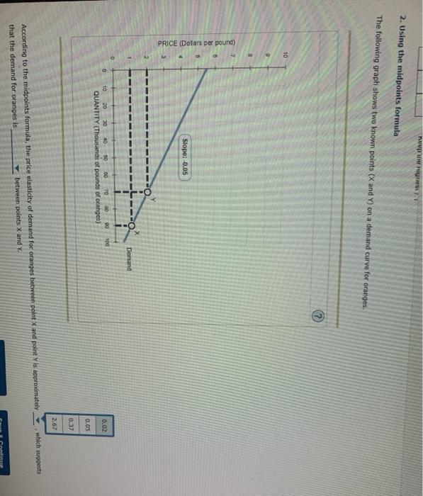 Solved rep 2. Using the midpoints formula The following | Chegg.com
