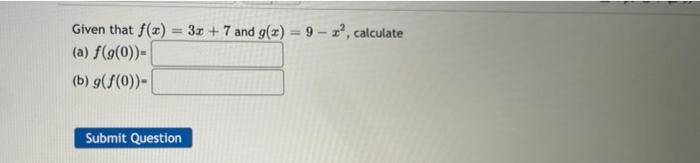 Solved Let f(x)=3x If g(x) is the graph of f(x) shifted down | Chegg.com
