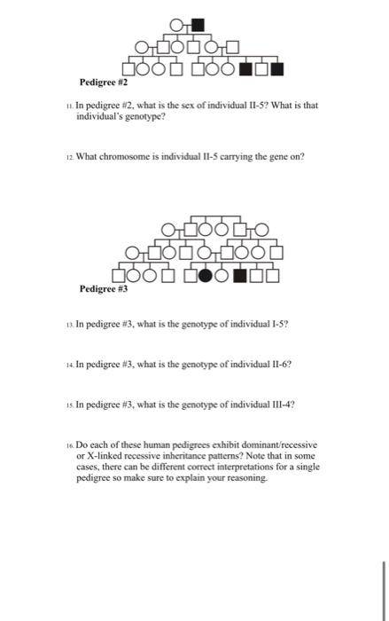 Solved Instructions The following traits have been | Chegg.com