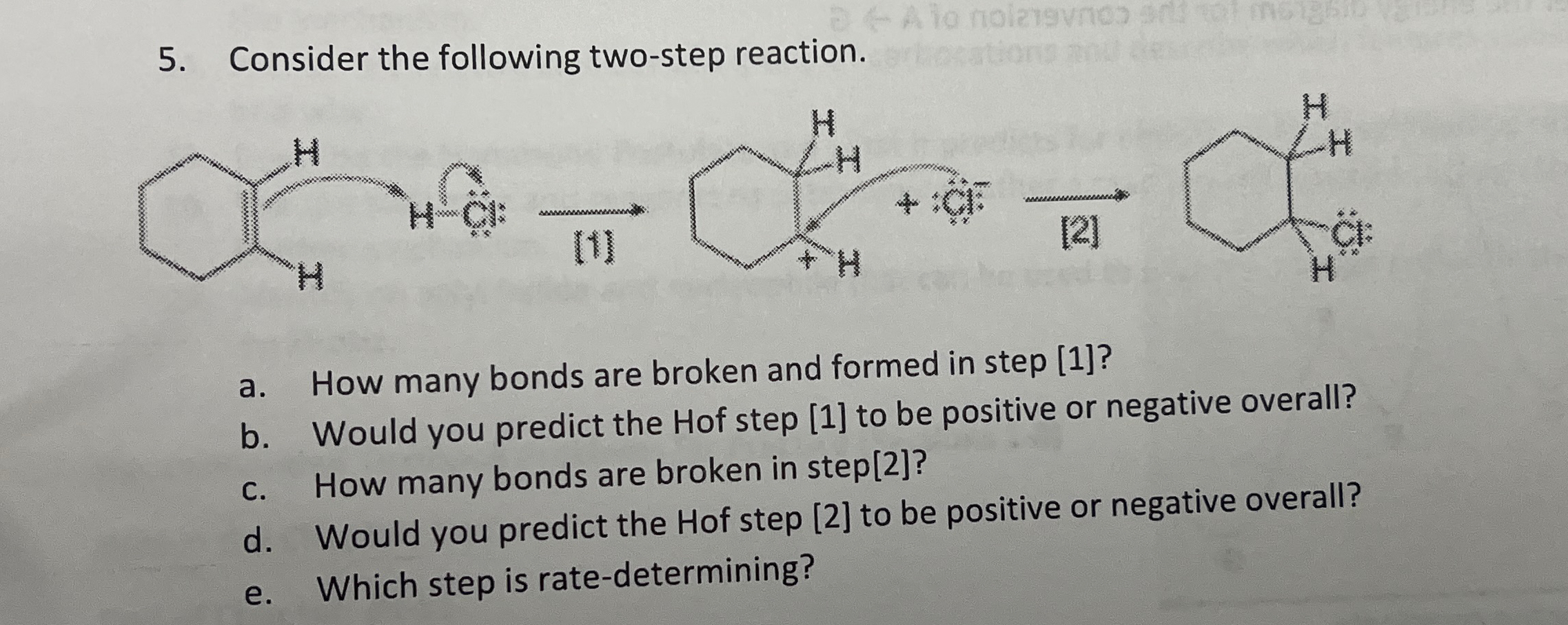 Consider the following two-step reaction.[2]a. ﻿How | Chegg.com