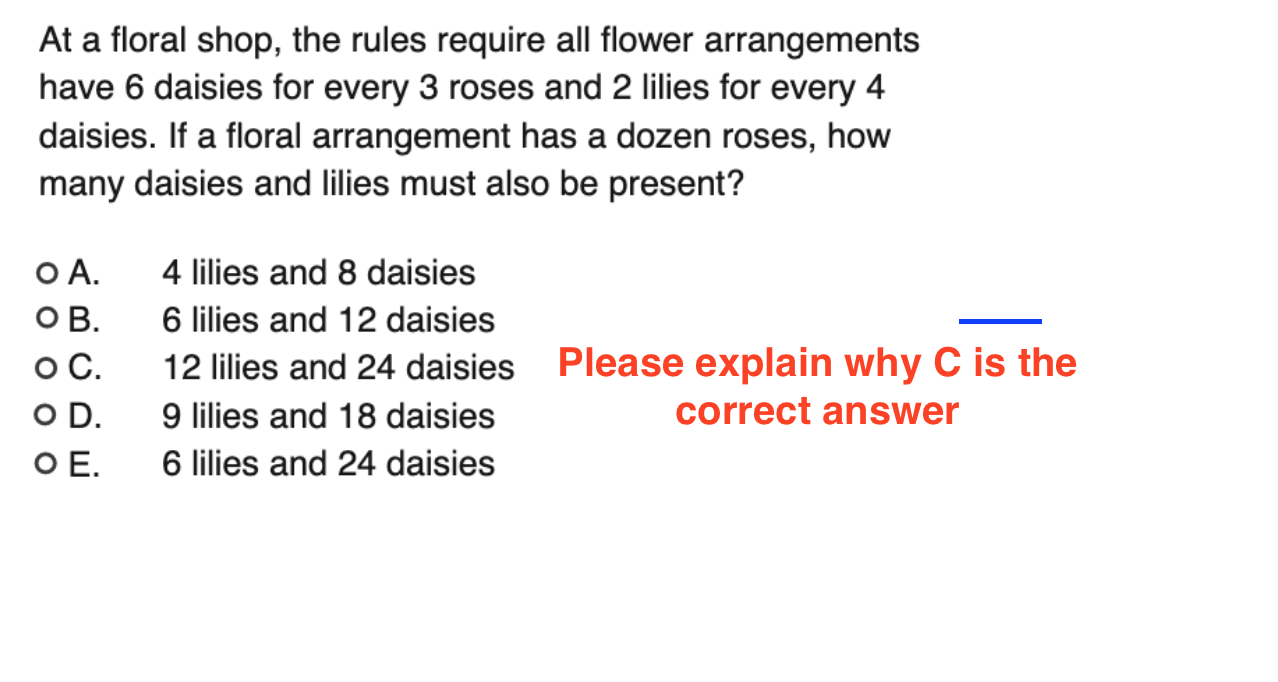 Solved At a floral shop, the rules require all flower | Chegg.com