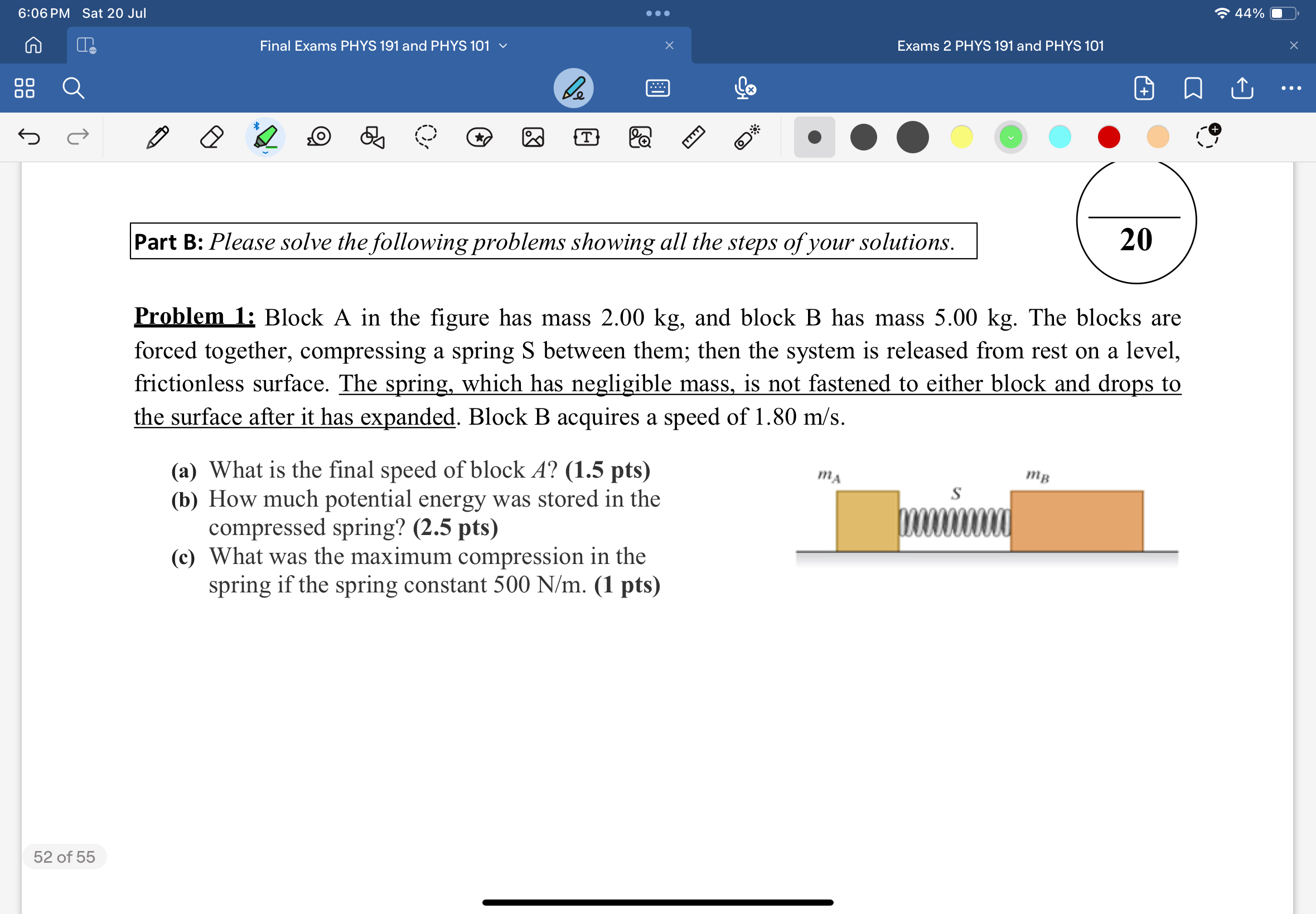 Solved Part B: Please solve the following problems showing | Chegg.com