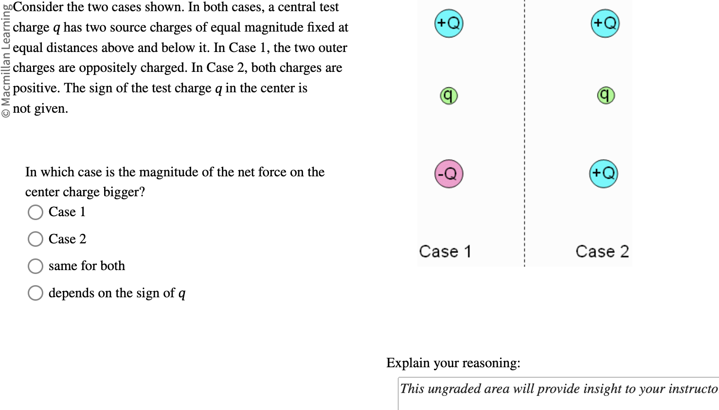 Solved Consider the two cases shown. In both cases, a | Chegg.com