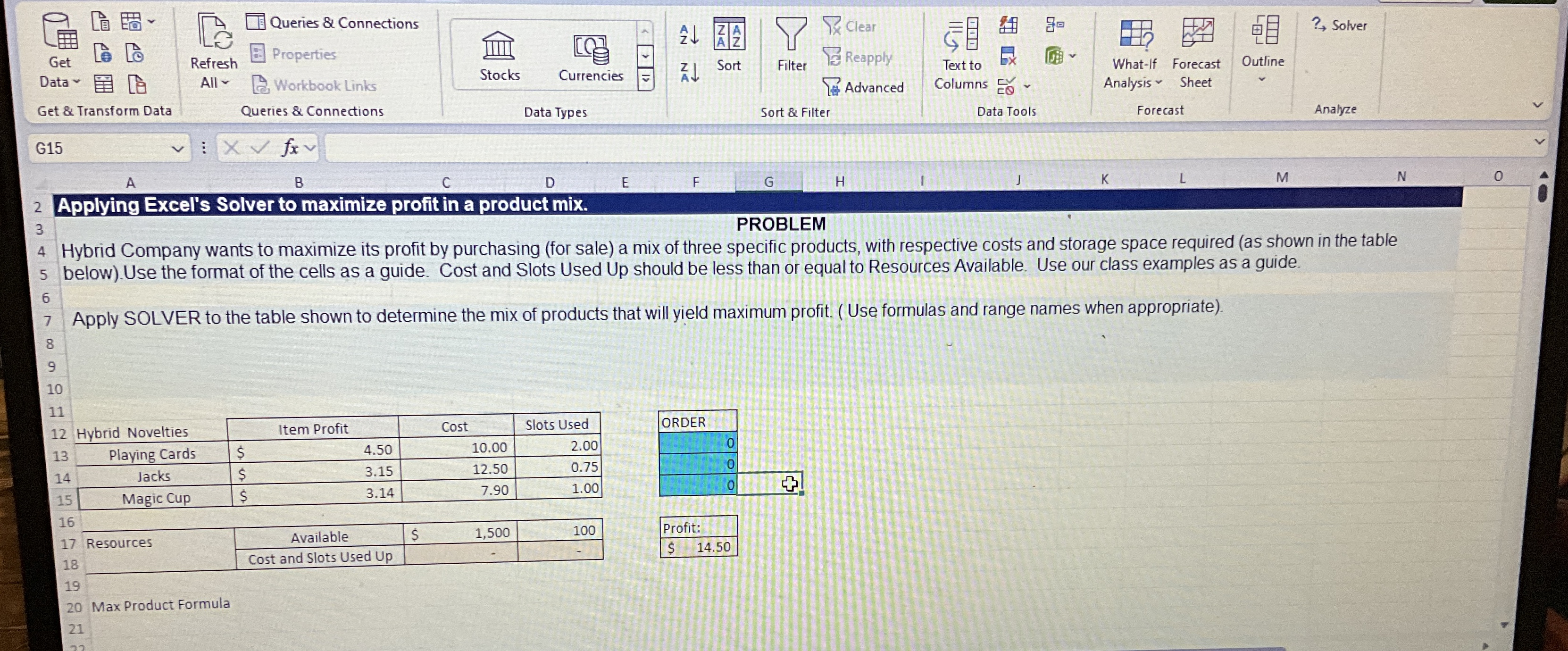 Solved maximize its profit by purchasing a mix of three | Chegg.com