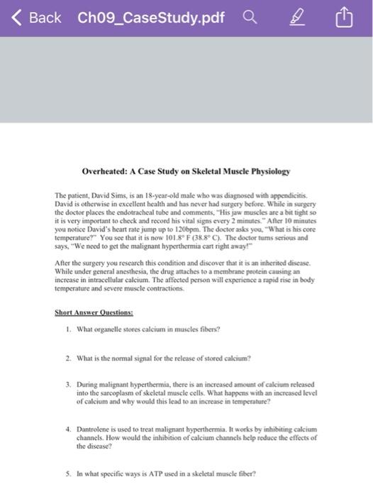 Solved Back Cho9_Case Study.pdf a 里 Overheated: A Case Study | Chegg.com