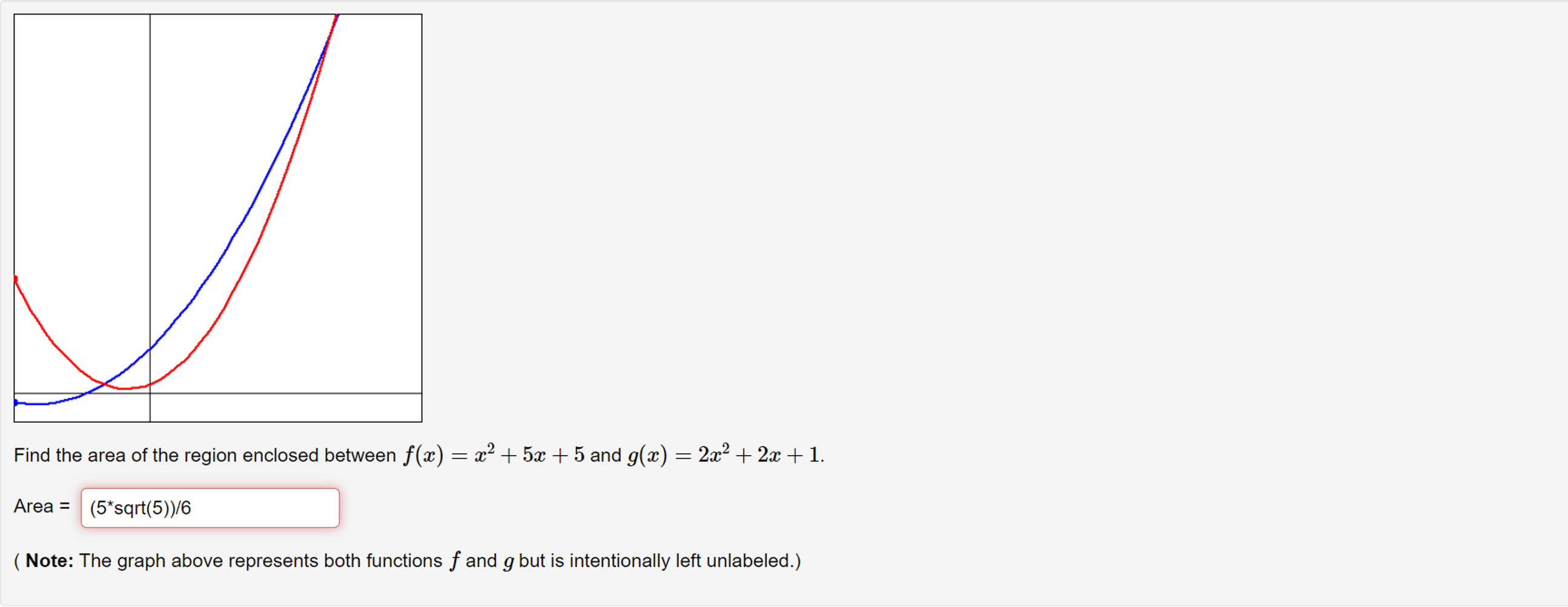 Solved Find the area of the region enclosed between | Chegg.com
