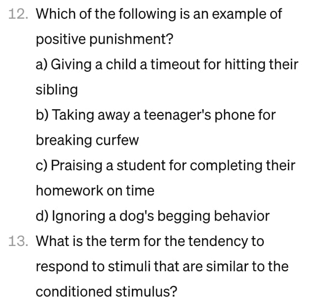 Solved Which of the following is an example of positive | Chegg.com