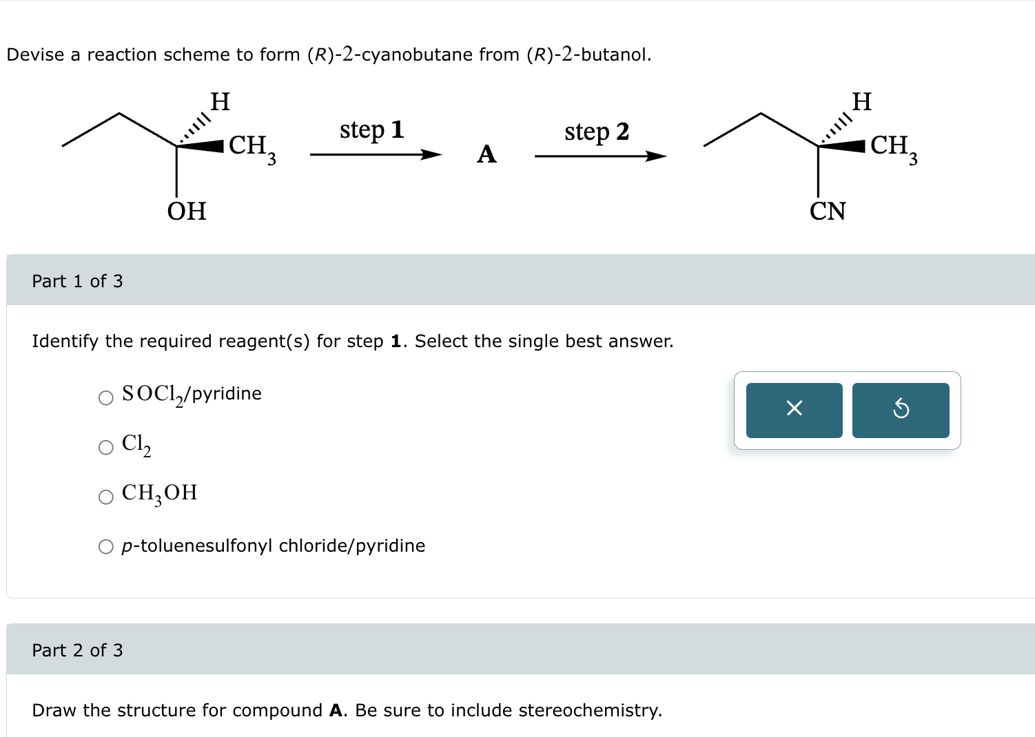 Solved Devise a reaction scheme to ﻿form (R)-2-cyanobutane | Chegg.com
