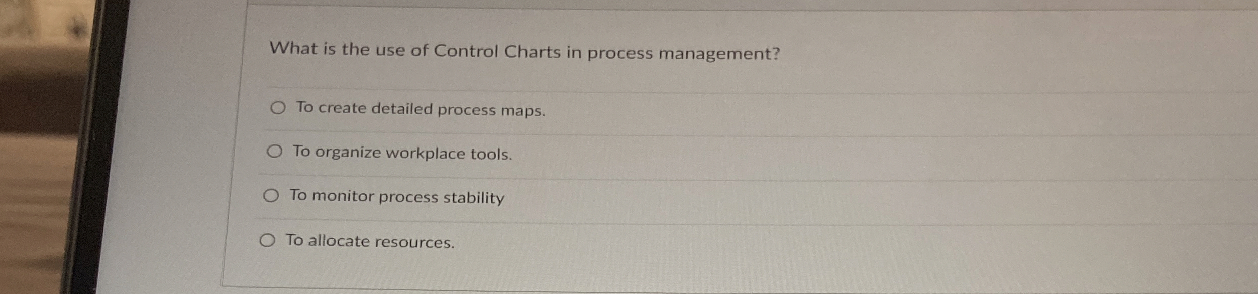 Solved What is the use of Control Charts in process | Chegg.com