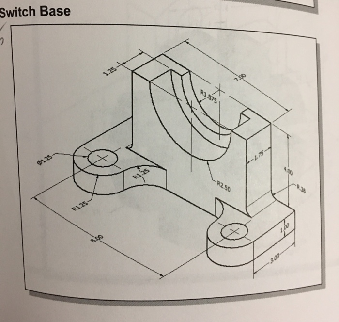 Switch Base 2 1.25 - -* 7.00 01.25 1.25 R125 2.0 | Chegg.com