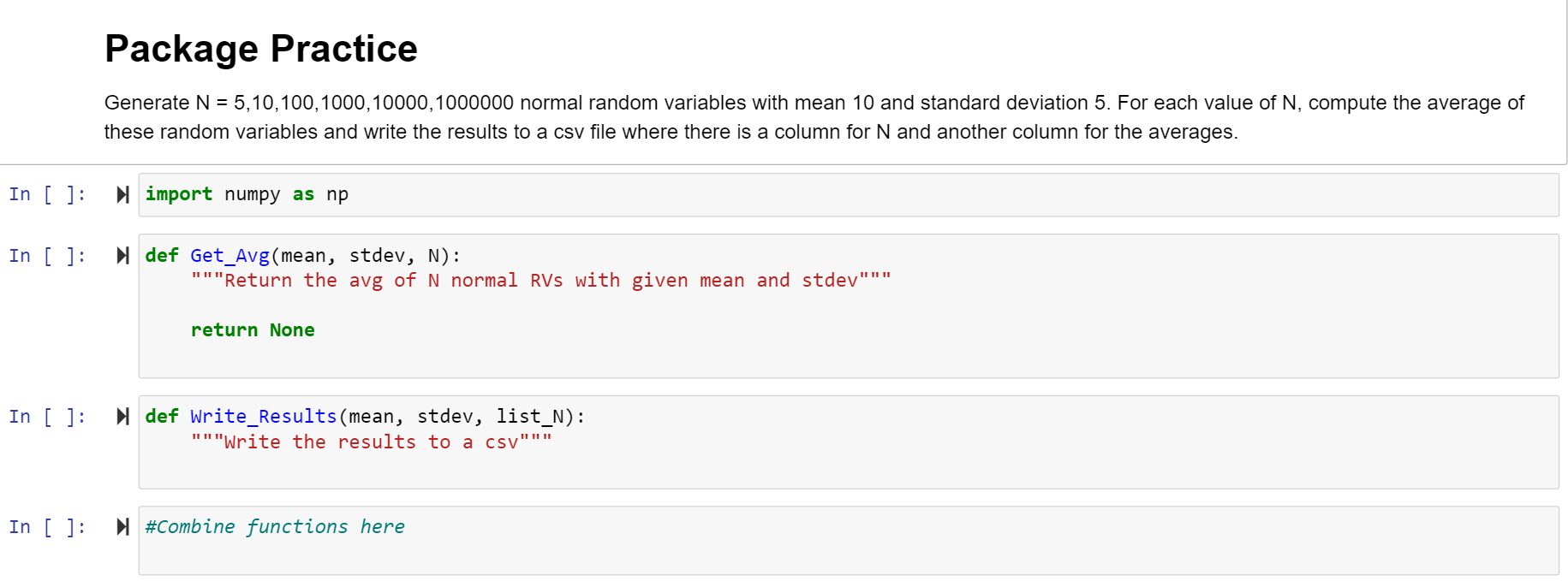 Solved Package PracticeGenerate | Chegg.com