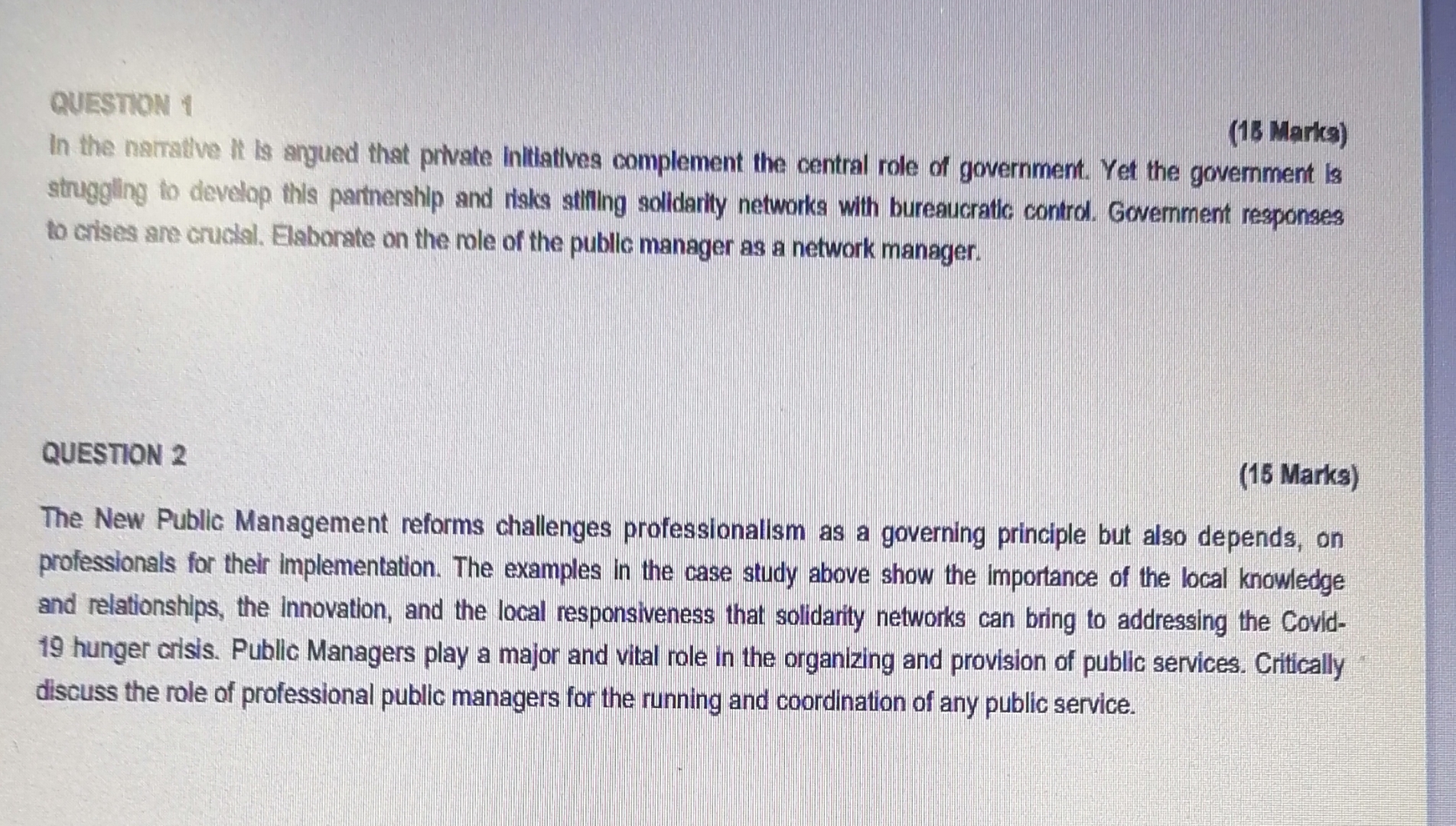 Solved QUESIION 1(18 ﻿Marks)In the narrattve if is angued | Chegg.com