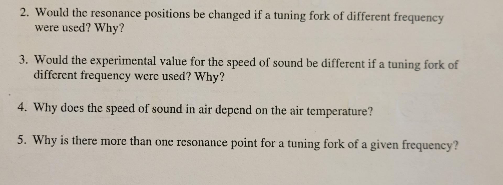 Solved Would the resonance positions be changed if a tuning | Chegg.com