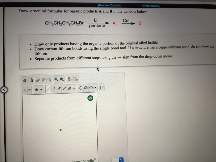 Solved [Review Topics] [References] Draw structural formulas | Chegg.com