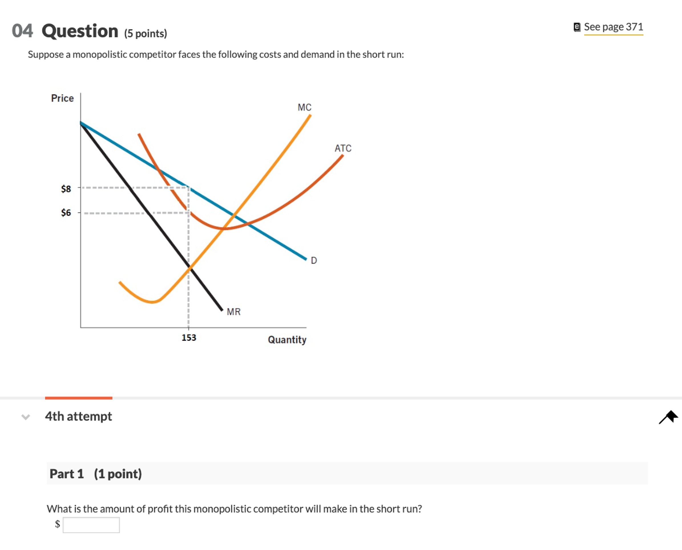 Solved 4th attemptPart 1 (1 ﻿point)What is the amount of | Chegg.com