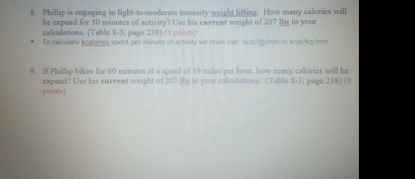 kcal/1b kcal/kg kcal/lh IcCal/ky 103 2062 136 097 | Chegg.com