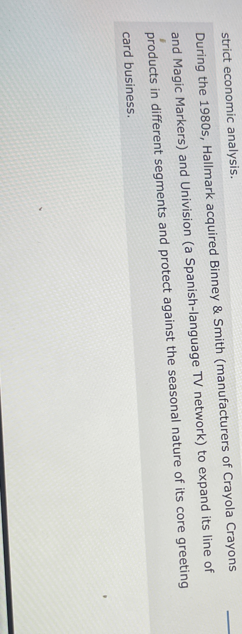 Solved strict economic analysis.During the 1980 ﻿s, | Chegg.com