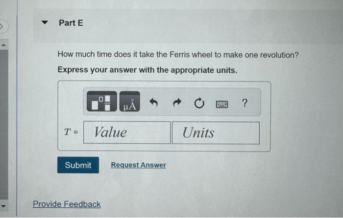 Solved A Ferris wheel with radius R=15.0 m is turning about | Chegg.com