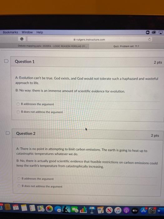 Solved Bookmarks Window Help Г RE rutgers. instructure.com | Chegg.com