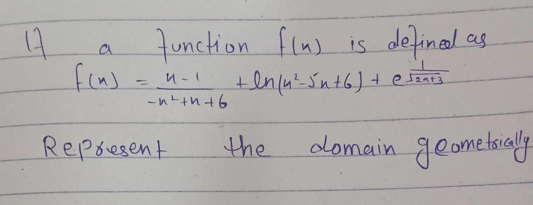 Solved 7 a function f(x) is defined as | Chegg.com
