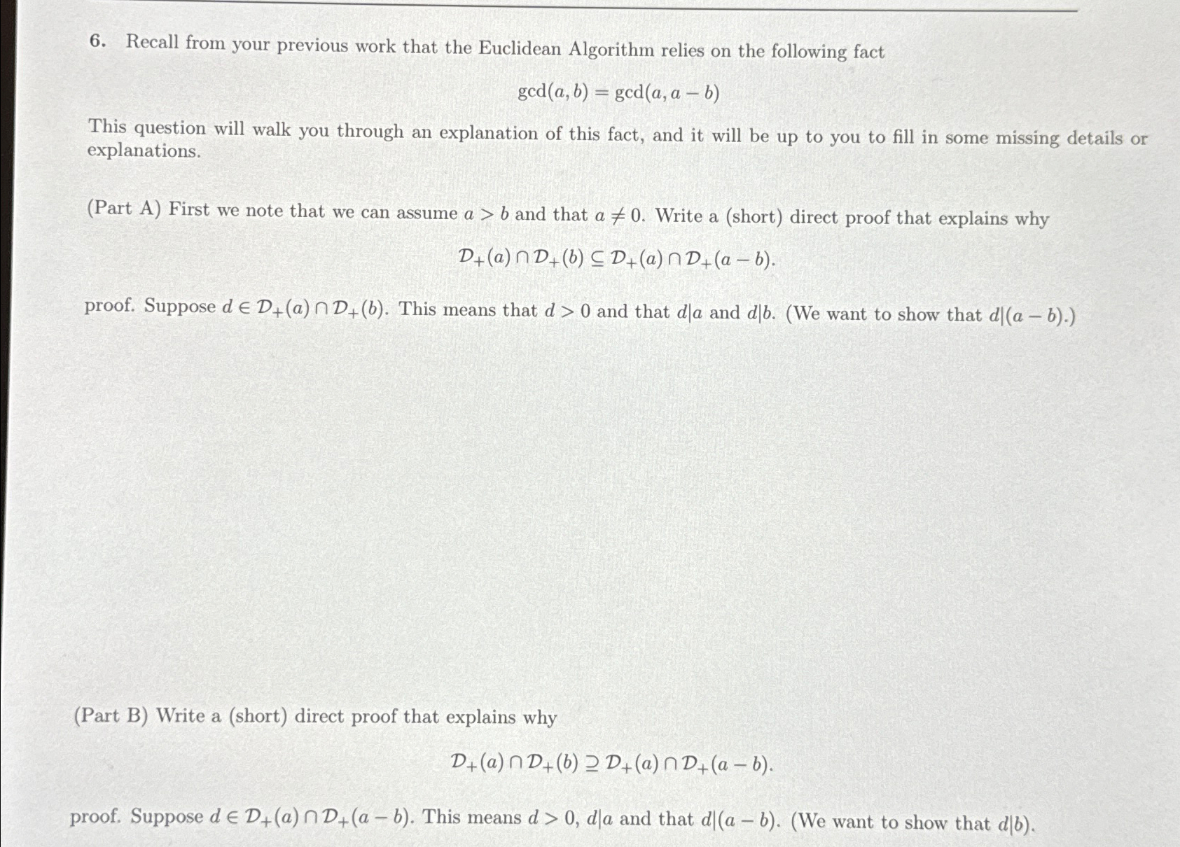 Solved Recall from your previous work that the Euclidean | Chegg.com