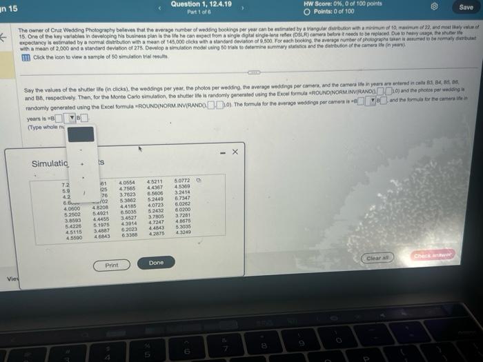 (Type whole numbers.) Simulation ResultsClick the | Chegg.com