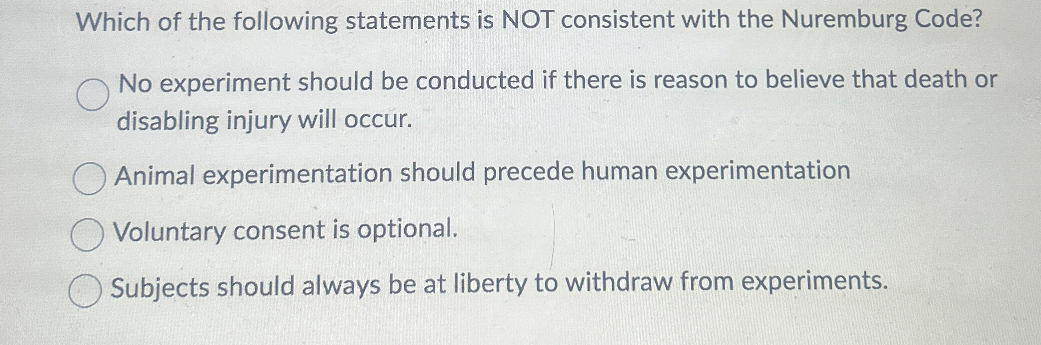Solved Which of the following statements is NOT consistent | Chegg.com