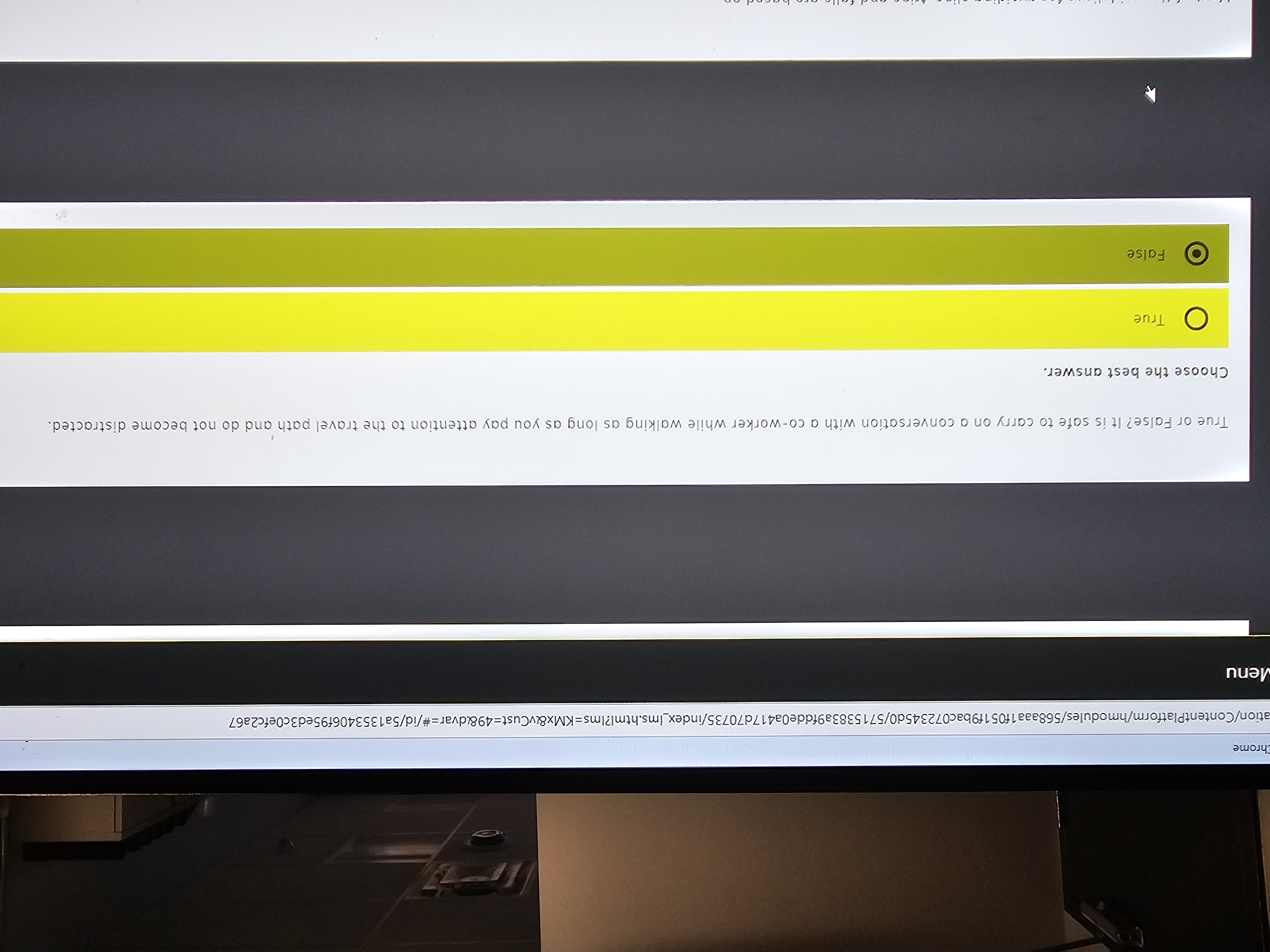 Solved Most of the guidelines for avoiding slips, trips and | Chegg.com