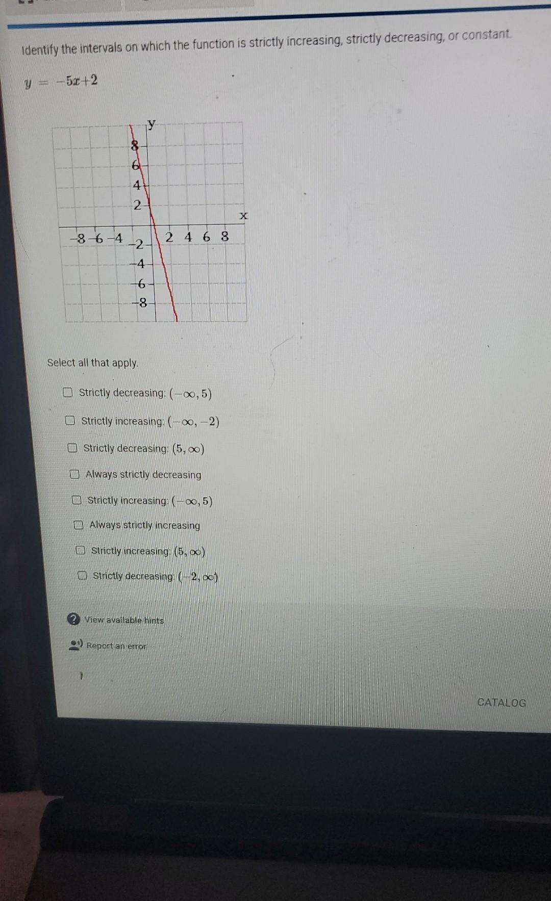 Solved Identify the intervals on which the function is | Chegg.com