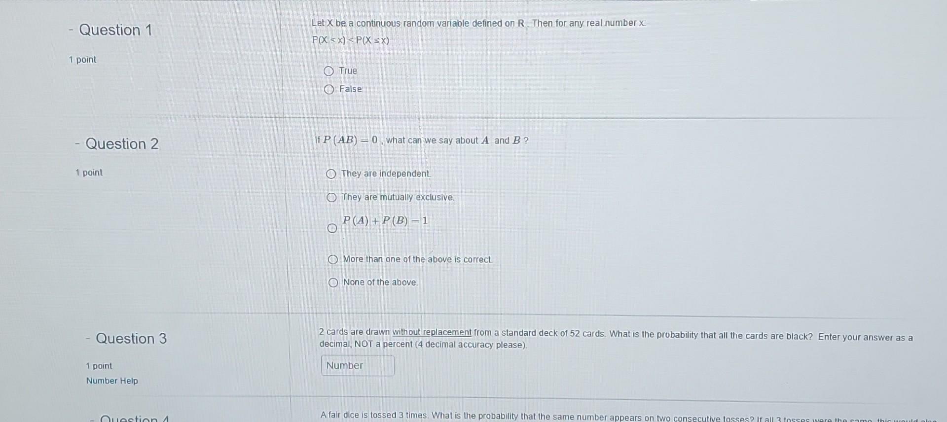 Solved Let X be a continuous random variable defined on R. | Chegg.com