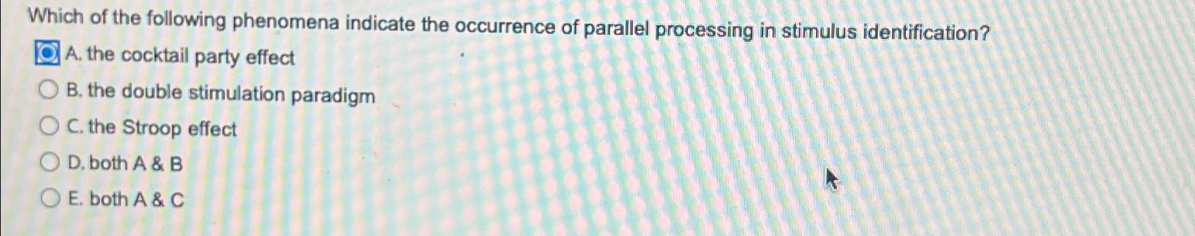 Solved Which of the following phenomena indicate the | Chegg.com