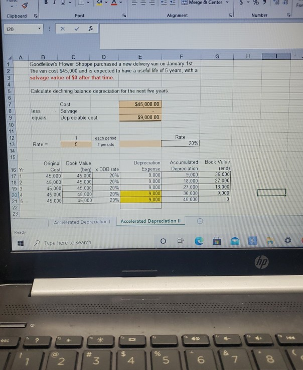 Solved ili + Merge & Center %> G. For Clipboard 5 Font | Chegg.com