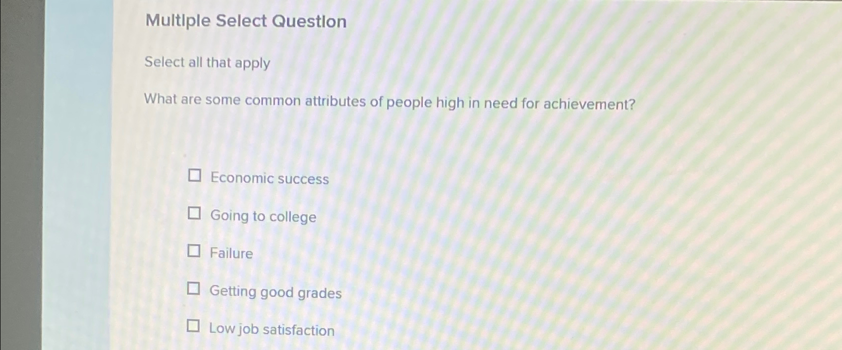 Solved Multiple Select QuestionSelect all that applyWhat are | Chegg.com