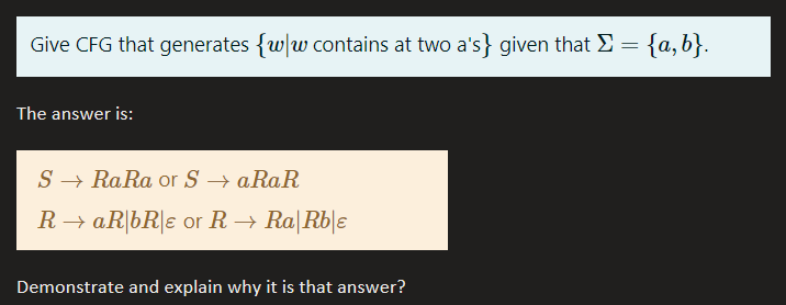 Solved Demonstrate and explain why it is that answer? | Chegg.com