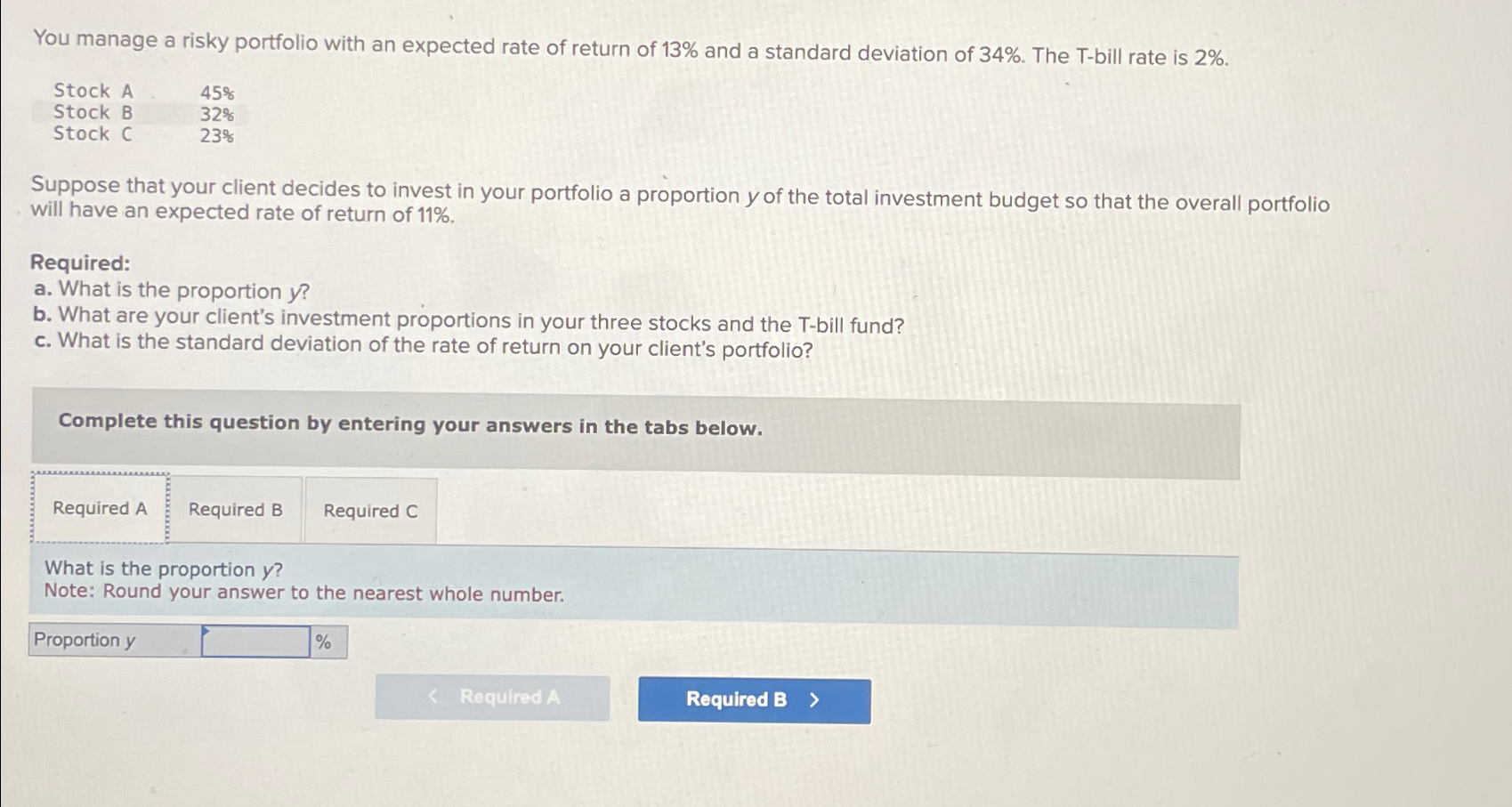 Solved You manage a risky portfolio with an expected rate of | Chegg.com