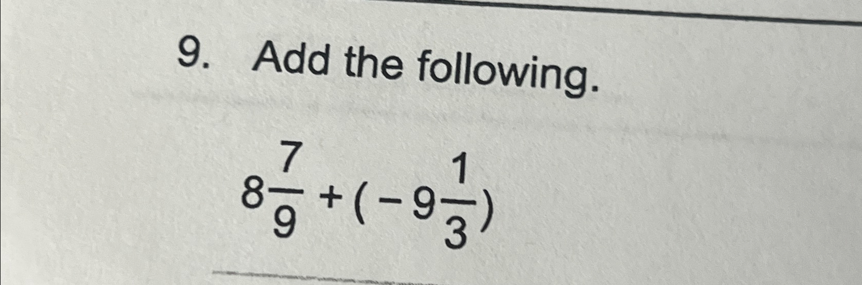 Solved Add the following.879+(-913) | Chegg.com