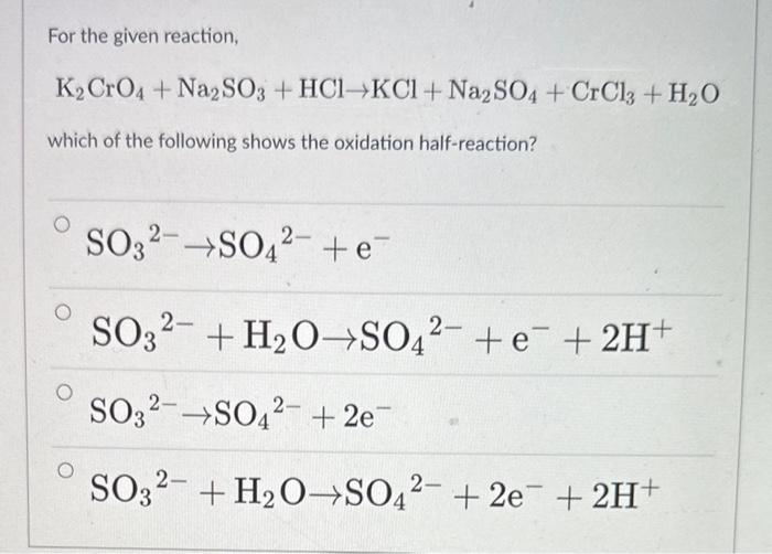 Solved For the given reaction, | Chegg.com