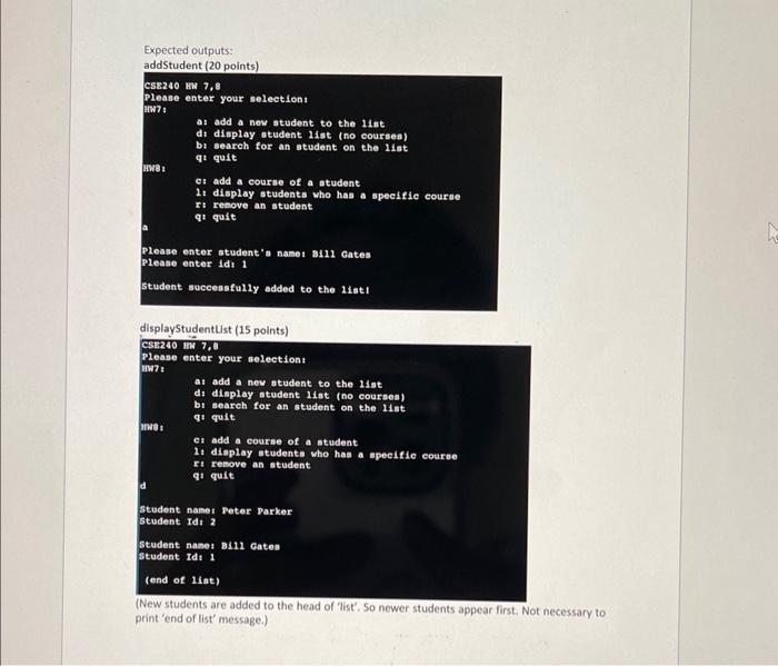 Solved 1 Cse240 Fall 2022hw7 And 8 1 Write Your Name Here