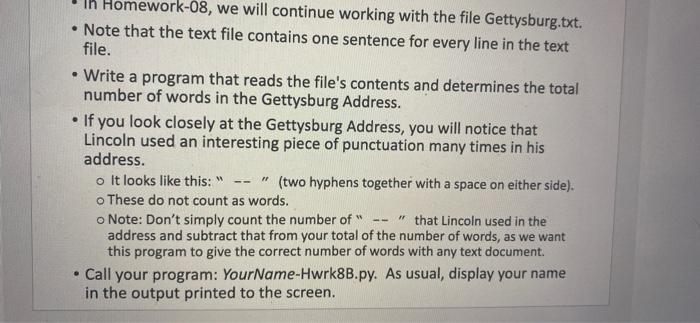 Solved - In your dropbox for Homework-08, you will find a | Chegg.com