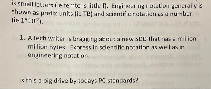 Solved is small letters (ie femto is little f). Engineering | Chegg.com