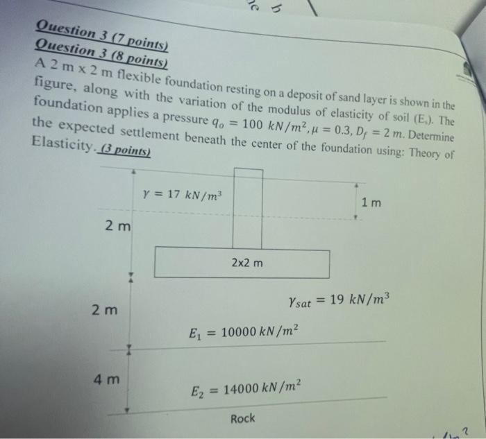 Solved Question 3 (7points) Question 3 (8 points) A 2 m×2 m | Chegg.com Solved Question 3 (7points) Question 3 (8 points) A 2 m×2 m | Chegg.com