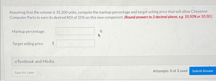 Solved Cheyenne Computer Parts Inc. is in the process of | Chegg.com