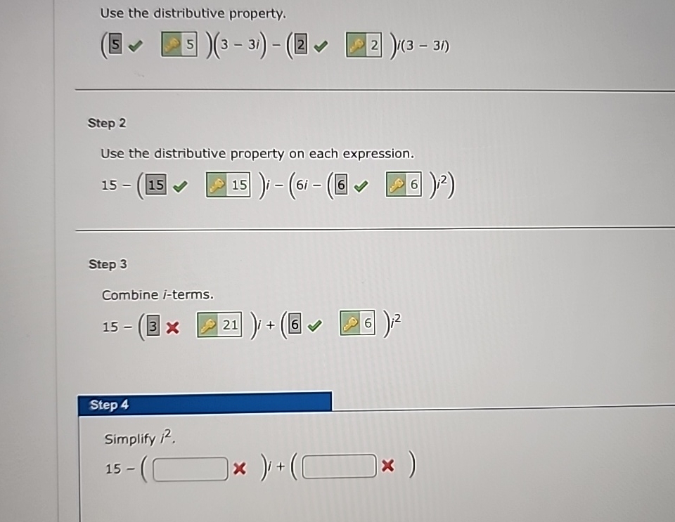 Solved Use the distributive | Chegg.com