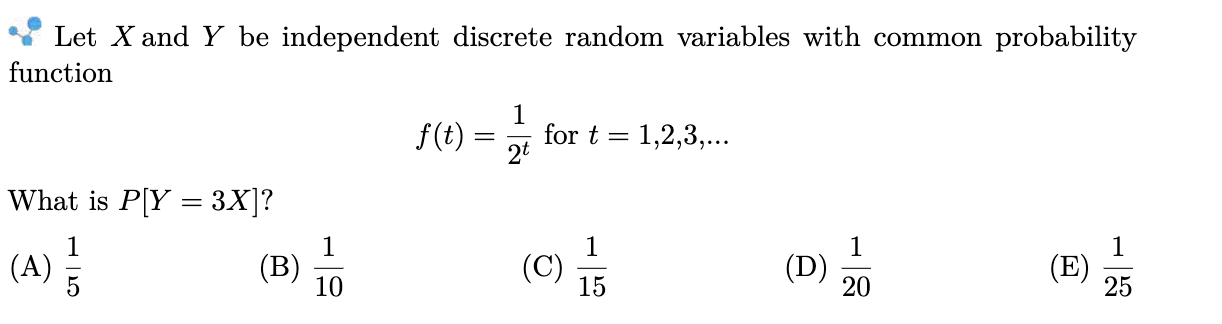 Solved Let X ﻿and Y ﻿be Independent Discrete Random 