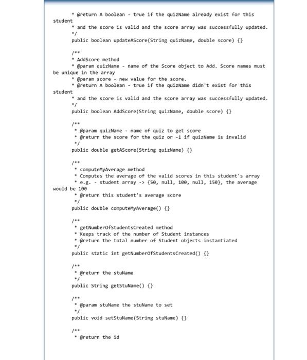 Solved Java Programming language Using information from the | Chegg.com