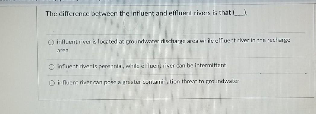 Solved The difference between the influent and effluent | Chegg.com