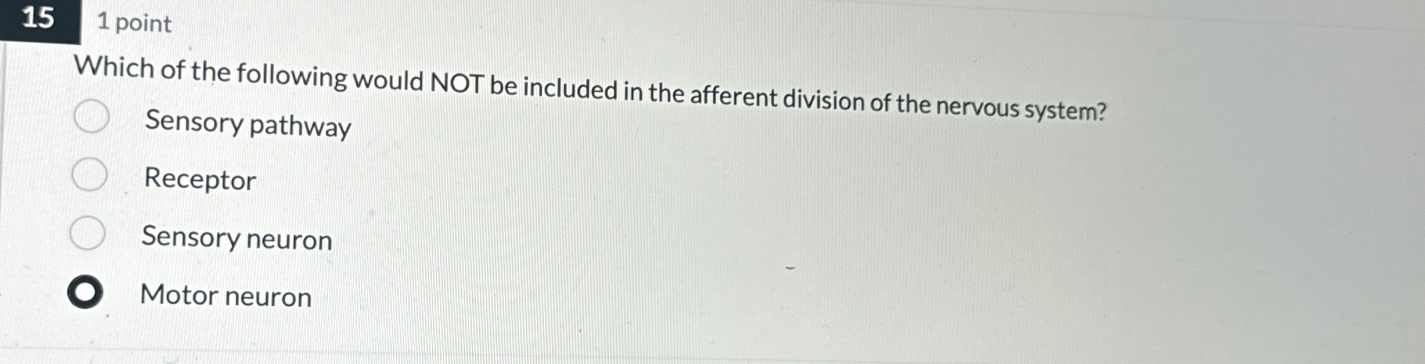 Solved 151 pointWhich of the following would NOT be | Chegg.com Solved 151 pointWhich of the following would NOT be | Chegg.com