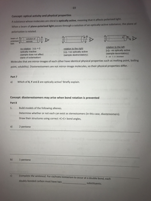 Solved Part 2 a) Construct two models of the compound | Chegg.com